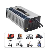 China 45A 36V Li Ion Battery Charger Silver LCD Display Aluminum Alloy for sale