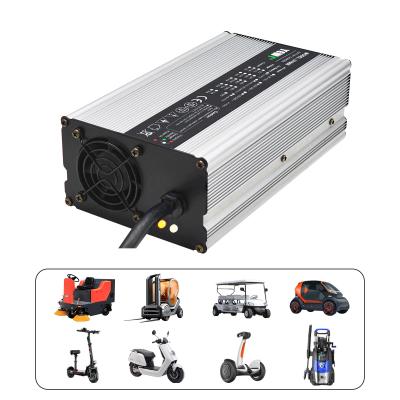 China 60V 8A Intelligent Lithium Battery Charger 600W Motorcycle Charger Lead for sale