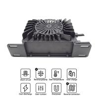 China 24V 30A Lifeboat Battery Charger Black Adjustable LiFePO4 Charger OEM for sale