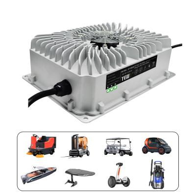 China 40A 24V Boat Lithium Ion Battery Charger Waterproof IP65 Automatic for sale