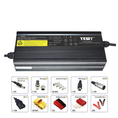 China Outdoor 24V 10A Battery Charger Small Electric Lawn Mower Charger IP65 for sale