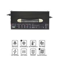 China 96V 108V 16A 10A Bluetooth Lead Acid Battery Charger With Automatic Shut-off for sale