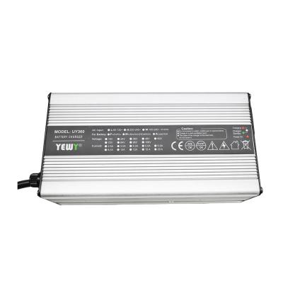 China 48V 20Ah 6A Lifepo4 Battery Charger LED Display Two Color LED Indicator for sale