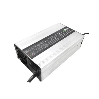 China Bluetooth 48V 15A Auto Golf Cart Battery Charger With LCD Display 900W for sale