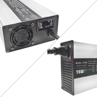 China Over Voltage Protection AGV Battery Charger 12V 40A 24V 25A Safe Charging for sale