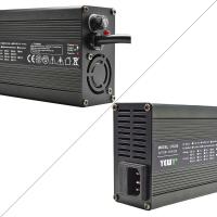 China Multi Voltage Electric Scooter Charger 12V 24V 36V 48V With Silent Cooling Fan for sale