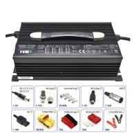China Fan Cooling 48V 20A Electric Forklift Battery Charger With Short Circuit Protection for sale