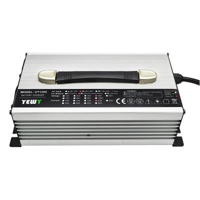 China 1200W CE RoHS Certification Charger 6s Lipo Lead Acid Lithium LiFePo4 Battery Charger for sale