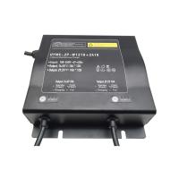 China 336W Lithium Ion Battery Charger Adjustable 12V 10A 2 Bank 2 Channel Waterproof Battery Charger for sale