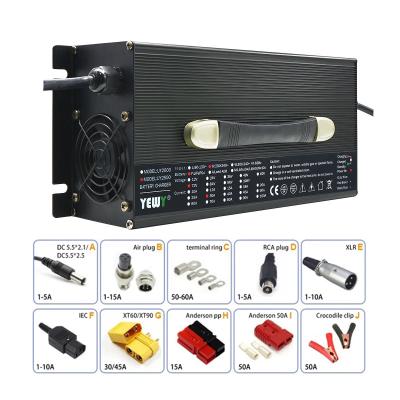 China Forklift Battery Charger 12/24/36/48/60/72V AGM Lead Acid Battery Charger Gel AGV Battery Charger for sale