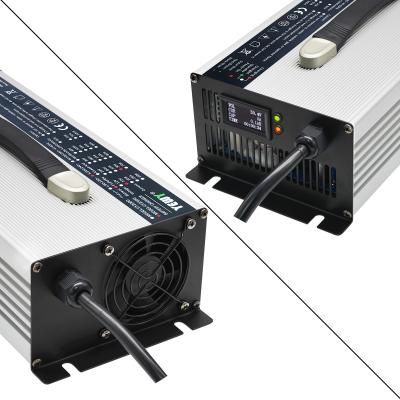 China Customised 2500w 12v 100a 24v 60a 36v 40a 48v 30a 60v 72v Ac Battery Charger Lead Acid Lithium Lifepo4 Battery Charger for sale