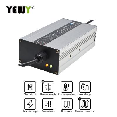 China 24v lithium-ion wheelchair charger lightweight and portable, uninterrupted charging waterproof for sale