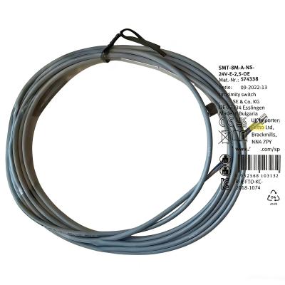 China SMT-8M-A-NS-24V-E Magnetic Cylinder Position Sensor NPN NO 2.5m Industrial Control Automation Detector for sale