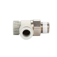 China Type Pipeline Throttle Valve Industrial Control Automation Speed Control Valve Self-locking Throttle Valve AS2201F for sale