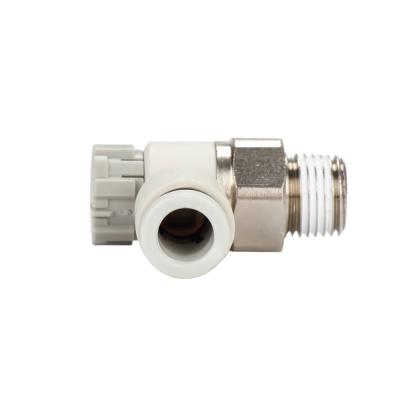 China Type Pipeline Throttle Valve Industrial Control Automation Speed Control Valve Self-locking Throttle Valve AS2201F for sale
