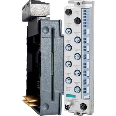 China Sie-mens 6ES7143-6BH00-0BB0 Distributed I/O Module 8-Channel PROFINET M12 Connector IP67 PLC Expansion Automation Unit for sale