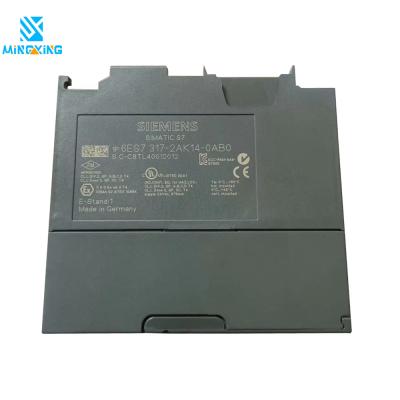 China Sie-mens 6ES7317-2AK14-0AB0 CPU 317-2 PN DP S7-300 PLC Controller Processor Module Industrial Automation Unit for sale