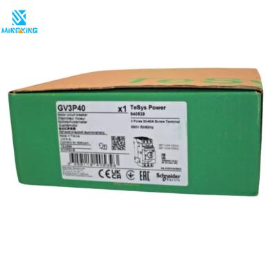 China Motor Circuit Breaker Schneider Electric GV3P40 TeSys GV3 3P Thermal Magnetic 40A DIN Rail for sale