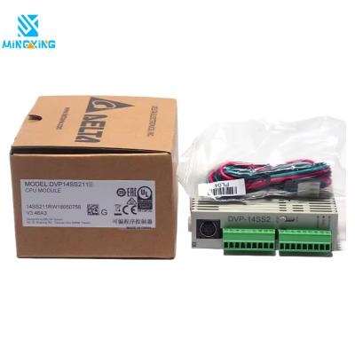 China Industrial Programmable Logic Controller DVP14SS211T DVP14SS211R DVP20SS211T PLC CPU Module 8DI 6DO RS485 Port for sale