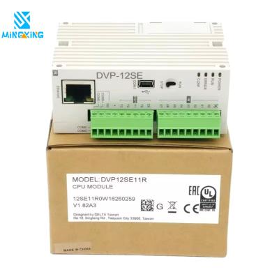 China Industrial Programmable Logic Controller DVP12SE11R DVP12SE11T DVP26SE11R PLC CPU Module 8DI 4DO RS485 Port for sale