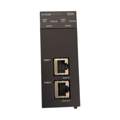China KEYENCE KV-XLE02 KV-XL202 KV-XL402 PLC Programmable Controller Ethernet Unit 2 Port Used for sale