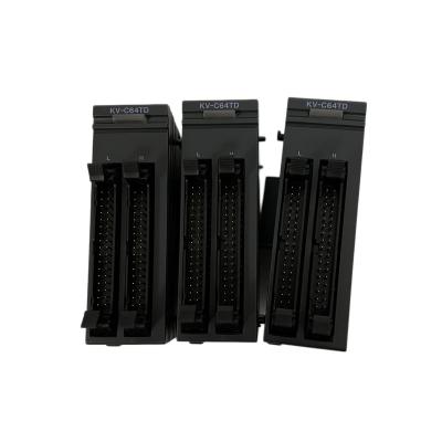 China KEYENCE KV-C64TD KV-C64TCP KV-C64TC PLC Programmable Controller 64 Point Connector Used for sale