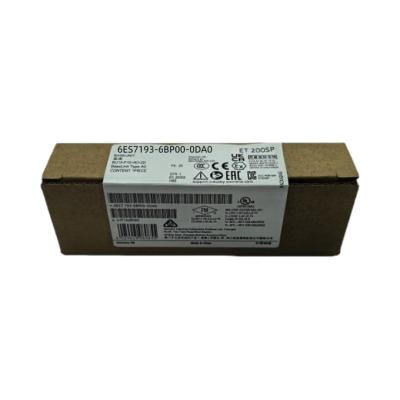 China Sie-mens 6ES7193-6BP00-0DA0 SIMATIC ET 200SP BaseUnit 16 I/O Terminal Module IP65 Industrial Automation Unit for sale