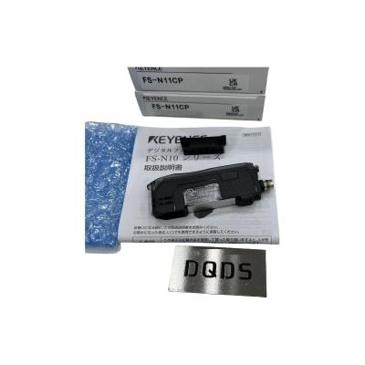 China KEYENCE FS-N11CP Digital Fiber Optic Sensor Amplifier M8 Connector Type Host PNP 1 Year for sale