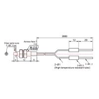 China PD-H42Y Industrial Control Automation PD-H42S PD-H42E PD-H41S/E PT-H42Y/S/EM4 Through-beam Fiber Optic Sensor 105°C for sale