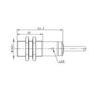 China PM18-TM10NR Industrial Control Automation PM18-TM10PR PM18-TM20NR PM18-TM20PR M18 Photoelectric Sensor NPN IP67 for sale