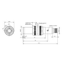 China MC18-220P MC18-220N MC18-160P MC18-160N MC18-120P Sensor M18 200-2200mm IP67 Liquid Powder Level Detection for sale