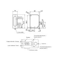 China ESQ-400P ESQ-150P ESQ-400N ESQ-300P ESQ-300N Retro-Reflective Laser Sensor PNP IP67 Packaging Automation for sale