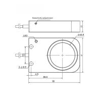 China TH43-20NO TH43-20NC TH43-20PO TH43-20PC TH43-10NO TH4310PO Square Inductive Proximity Sensor for sale