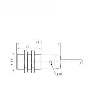 China PM18-D40NR PM18-D40PR PM18-D20NR PM18-D20PR Retro Reflective Photoelectric Sensor for Detection for sale
