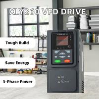 China XLY 0.75KW 400V 3Phase VFD AC Drive Vector Frequency Converter Compressor Speed Control IP20 PWM Control for sale