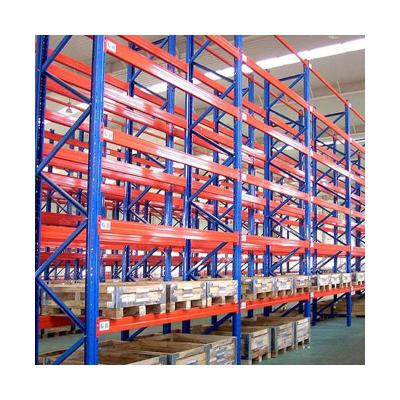 China Custom Heavy-Duty 5-Level Metal Beam Pallet Storage System, Multi-Level Warehouse Shelving | For Stacking Storage for sale