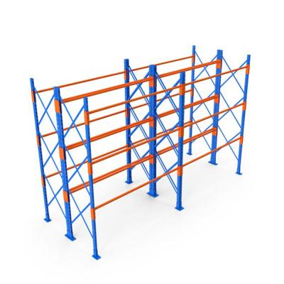 China Heavy-Duty Selective Pallet Racking, 5-Level Anti-Corrosion Steel Racking for Industrial Warehouse Storage for sale