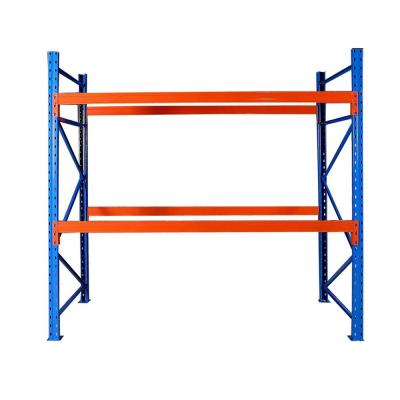 China 5-Level Heavy-Duty Selective Pallet Storage Racking, Anti-Corrosion Industrial Steel Warehouse Shelving for sale