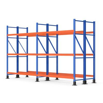 China 5-Level Heavy-Duty Selective Pallet Storage Racking, Anti-Corrosion Industrial Steel Warehouse Shelving for sale
