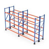 China Custom Industrial Steel Selective Pallet Racking, Heavy-Duty Beam Rack, 5-Level Adjustable Multi-Tier, Corrosion-Resistant for Warehouse Storage for sale