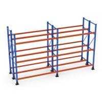 China Custom Heavy-Duty Selective Pallet Racking, Industrial Steel Beam Rack, Adjustable Powder-Coated Metal Rack for Warehouse Storage for sale