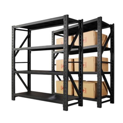 China Custom Heavy-Duty Industrial Steel Racking, 5-Level Adjustable for Warehouse Storage, with Powder Coating & Bolted Structure for sale