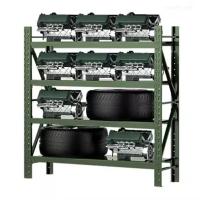 China Custom Heavy-Duty 5-Level Steel Industrial Racking System with Powder Coated Finish for Warehouses, Garages and Industrial Applications for sale