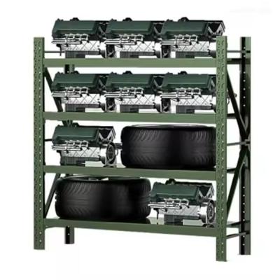 China Custom Heavy-Duty 5-Level Steel Industrial Racking System with Powder Coated Finish for Warehouses, Garages and Industrial Applications for sale