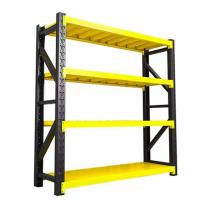 China Factory Direct Sales | 4-Level Adjustable Steel Vertical Storage Racking, 300~500 kg Load Capacity, Stable Stacking Racking for sale