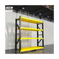 China Easy-to-Assemble Rust-Proof Steel Frame 5-Level Medium-Duty Warehouse Storage Racking, Garage Shelving for sale