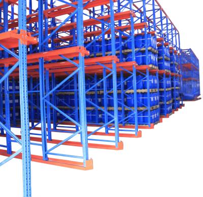 China Professional Manufacturer's Easy-to-Assemble 5-Level Steel Pallet Racking, Drive-In Storage System for Industrial Warehouses for sale