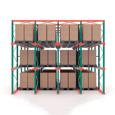China Efficient Through-Type Steel Pallet Racking System with 5-Level Drive-In Mode for Cost-Effective Storage Investment for sale