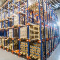 China Industrial High-Density Through-Type Storage Racking, Economical with Quality Assurance, Steel Bolted Design Drive-In System for sale