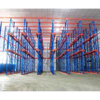 China Custom Through-Type Drive-In Pallet Racking, Multi-Level Steel Industrial Storage with Special Design for a Wide Range of Applications for sale